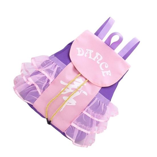 Purple with Dance Bag Girls Ballet Dancing Backpack Fashion Satchel ...