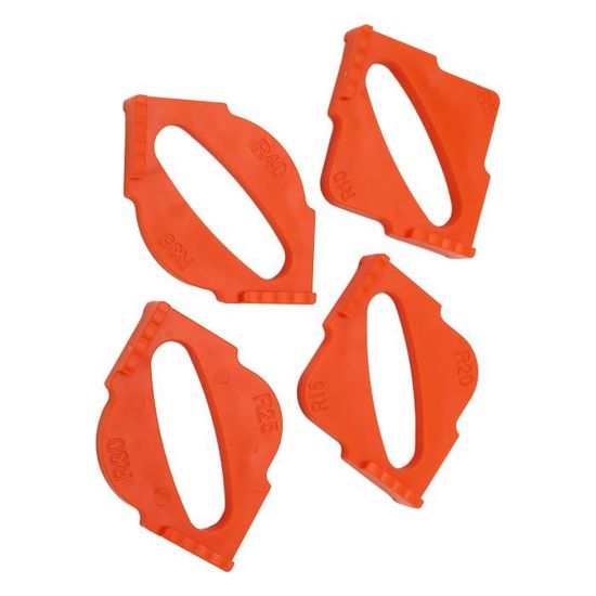 Modèles de Gabarit de Rayon Coins Ronds Fangming - SONEW - 4 Pièces ...