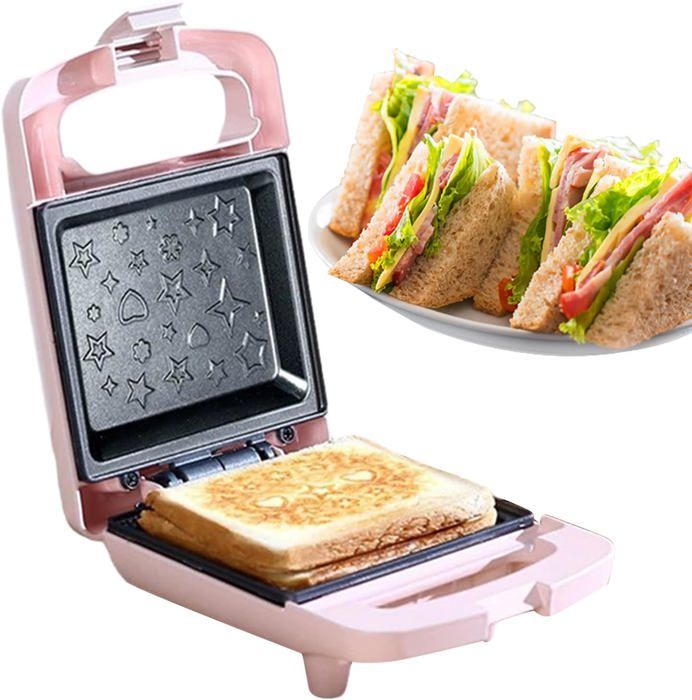 Appareil Croque-Monsieur lectrique Machine Petit-Djeuner Double Face ...