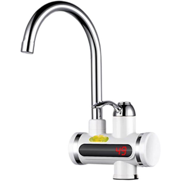 Obinet Mitigeur Cuisine Électrique avec Chauffe-eau Instantané Écran ...