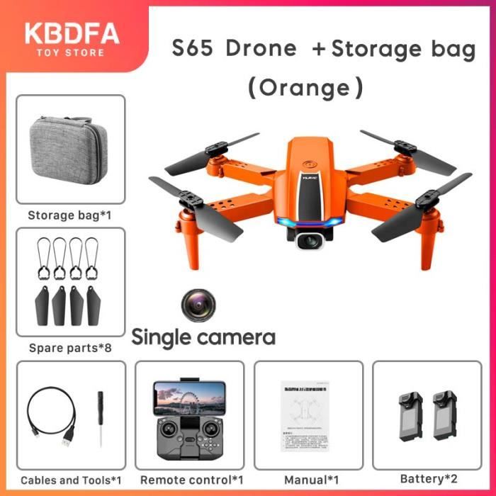 Orange-Simple C-2B - KBDFA s65 pro 4k mini drone hd wifi fpv rc drones ...