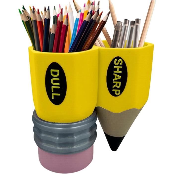 Porte-Stylos En Forme De Crayon, Porte-Stylo En Résine Étanche, Pots À ...