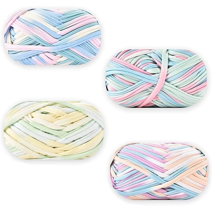 Cloth Yarn Fils de T-Shirt Fil de Crochet en Tricot Pelotes de Laine en ...