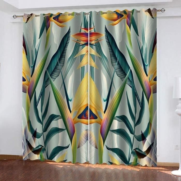 Rideau Occultant illet pour Le Salon Rideaux,Tracteur Sunrise 3D ...