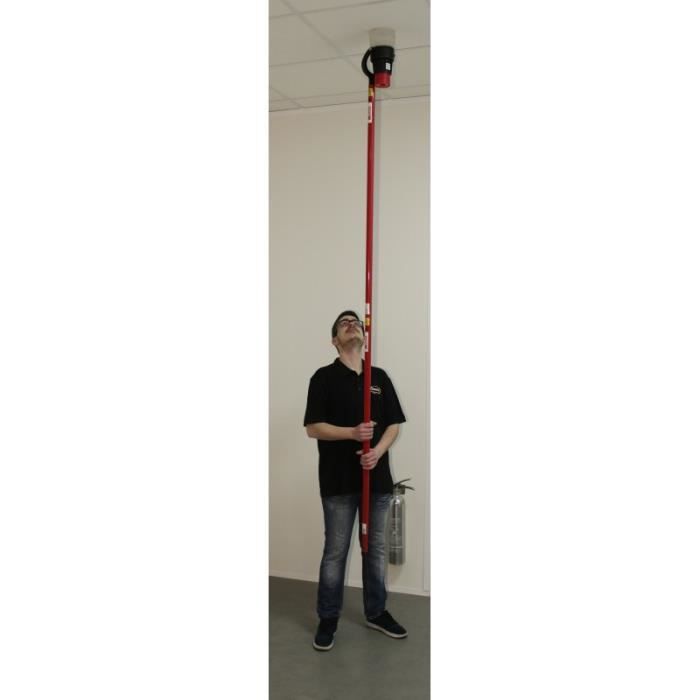 Alarme autonome - Perche téléscopique 2 brins APET0108 Cordia Incendie ...