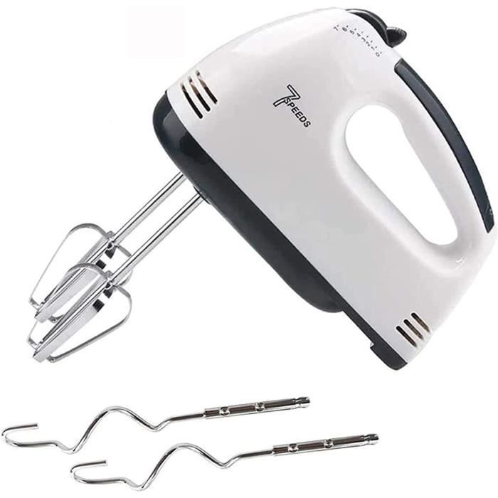 7 Vitesses Batteur à Main Électrique, Mélangeur Manuel Battre l'œuf et ...