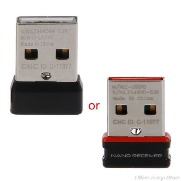 Récepteur Dongle sans fil, adaptateur USB unificateur pour clavier logitech Mouse Connect 6 ...