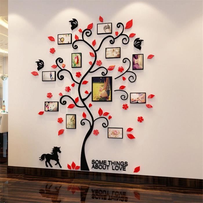 Removable Family Tree Photo Frame Sticker Wall Decor Decals Living ...