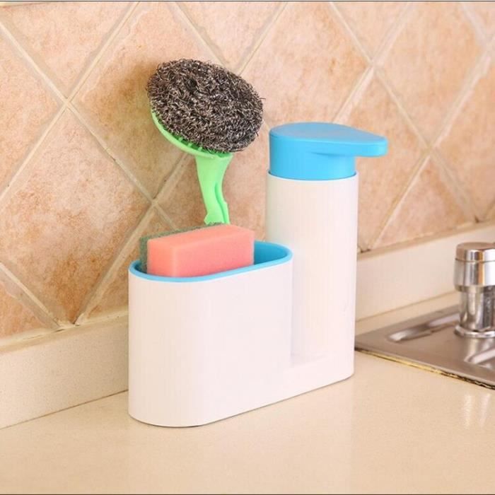 Accessoire de cuisine,Éponge de lavage, brosse d'évier, bouteille de ...