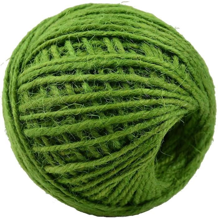 Rouleau Unique De Corde De Jute Naturel, 3 Couches De Corde De Chanvre ...