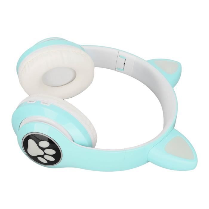 URB--LX‑B39C Casque pour enfants 5.0 pliable sans fil brillant musique ...