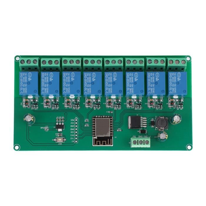 Fdit Module de relais de commande sans fil Module relais WIFI 8 canaux ... Fdit Module de relais de commande sans fil Module relais WIFI 8 canaux ...