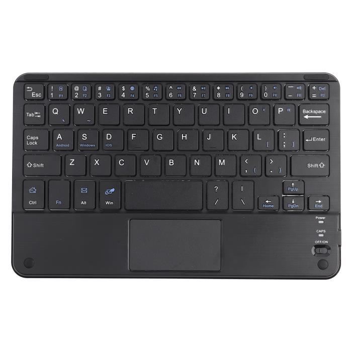 Clavier à pavé tactile Bluetooth à saisie rapide, clavier sans fil 10M ...