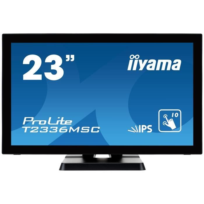 Ecran PC LED Tactile - IIYAMA - T2336MSC-B2 - IPS - Full HD - 5ms ...