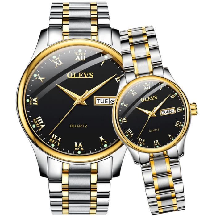 SHARPHY Lot de 2 montres - coffret montre homme + montre femme - montre ...