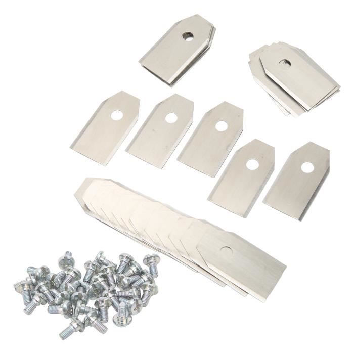 Shipenophy Lame de rechange pour tondeuse à gazon Lame de tondeuse à gazon en acier inoxydable ...