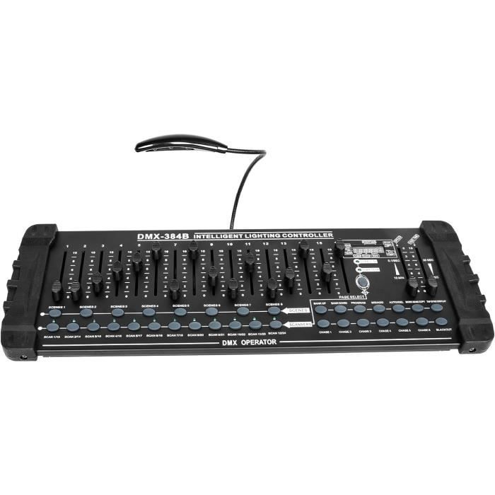 UKing Contrôleur DMX, 384 Canaux DMX512 Contrôleur Console 240 ...