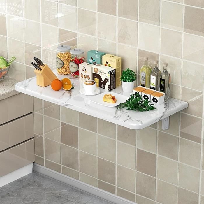 Table Murale Rabattable,Bureau Escamotable,Bureau Murale Pliable,Bureau ...