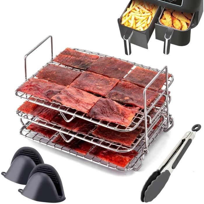 Support De Friteuse À Air Comprimé Pour Friteuse Ninja Dual Air Fryer, 304 En Acier Inoxydable ...