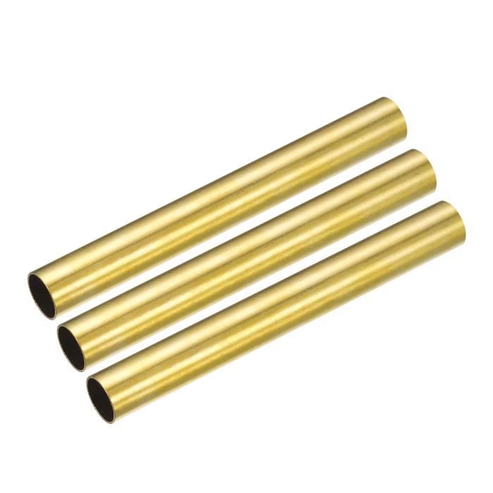Tuyau Tube VOCOSTE laiton Diamètre extérieur 12mm Longueur 100mm Épaisseur 0,5mm 3Pcs ...