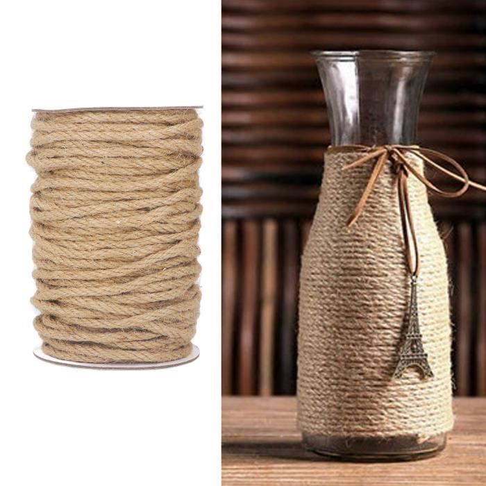 YOSOO corde de jute Ficelle de Jute 164 Pieds de Longueur 5 Mm D ...