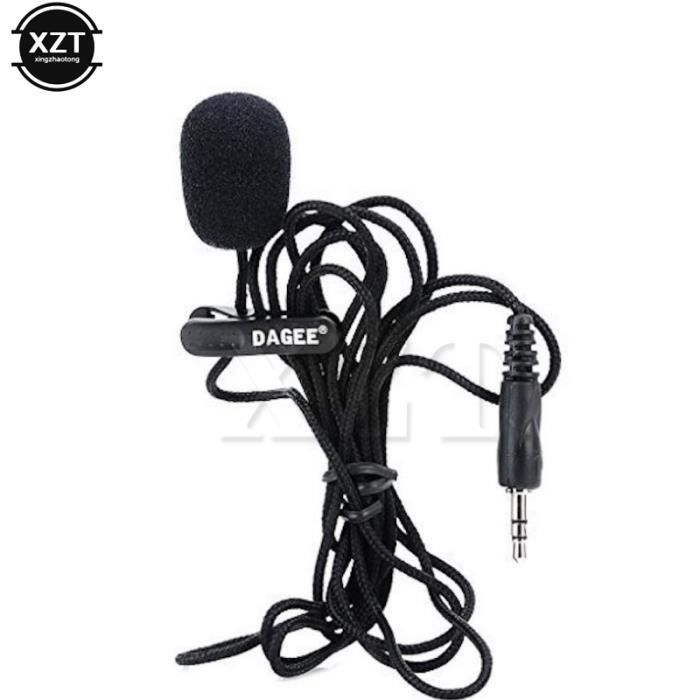 MICROPHONE,Black--Mini Microphone à Jack 3.5mm, haute qualité, pour ...