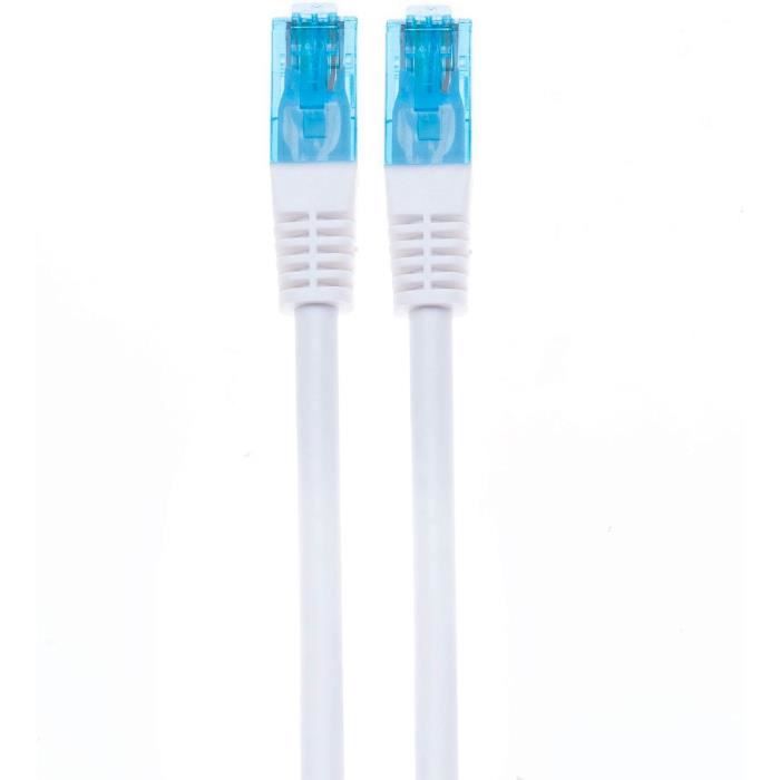 Câble Ethernet 15m Cat 6 Gigabit Réseau LAN Câble RJ45 Cordon de ...