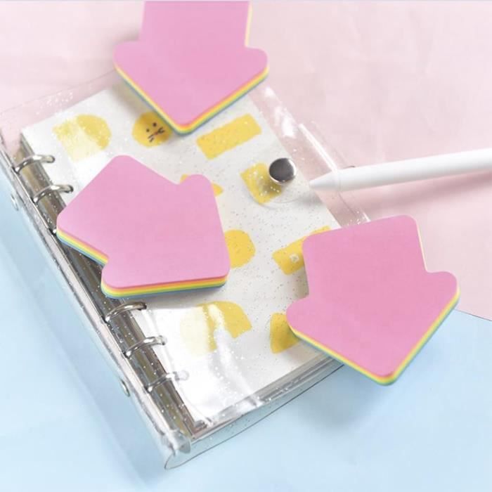 Sticky notes, Lot de 6 blocs de notes autocollantes, 100 feuilles par ...