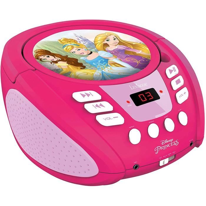 Lexibook Disney Princesses Radio lecteur CD,Entrée line-in, Pile ou ...
