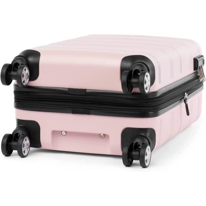 Runway Jeu De Valises Rigides Rose, Valise À Main Et Extensible De ...