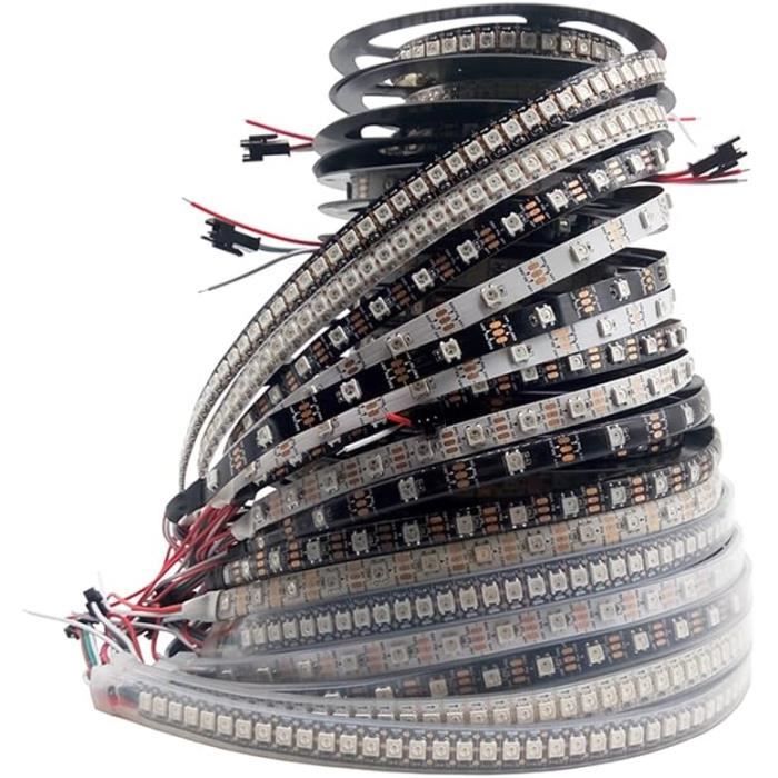 Rubans Led Ws2812B Rgb Ic 5050Smd 5M 30Leds-M, Bandes Led Color Magic ...