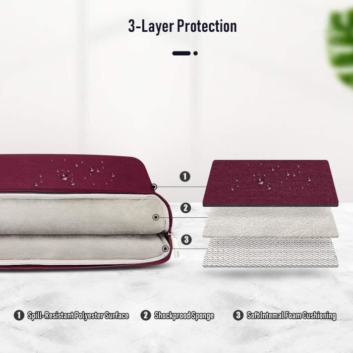 Housse de Protection Ordinateur 14"Pochette PC Portable Ultrabook ...