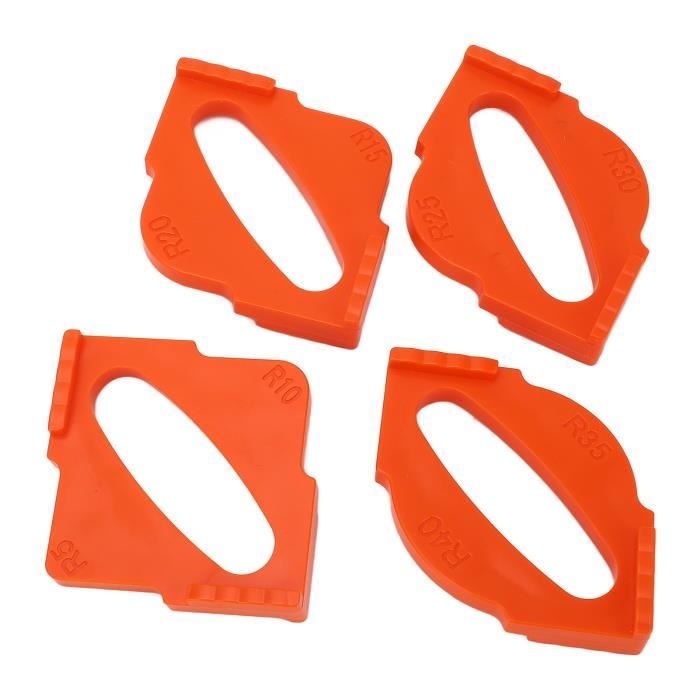 Modèles de Gabarit de Rayon Coins Ronds Fangming - SONEW - 4 Pièces ...