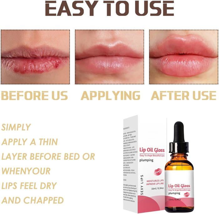 Finol Peptide Lip Plumping Essence, Lip Oil Gloss, Finol Peptide Lip ...