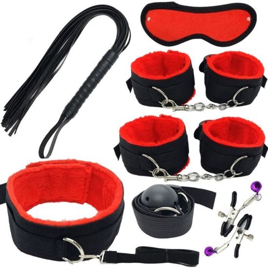 26 Pièces De Jouets Sexuels Pour Femmes, Menottes, Col, Poignet, Bouche ...