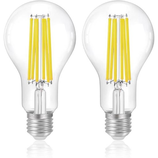 Ampoule Led Edison E27, A70 Led À Filament Lampe 3452Lm Super Brillant ...