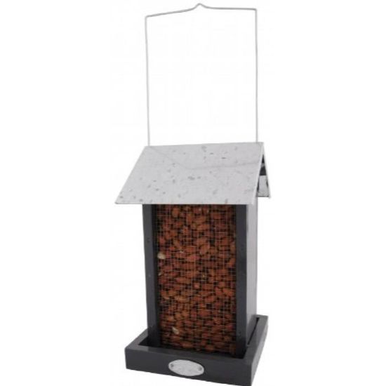 Esschert Design Wooden Hanging Bird Feeder With Roof, 16 Cm X 18 Cm X ...