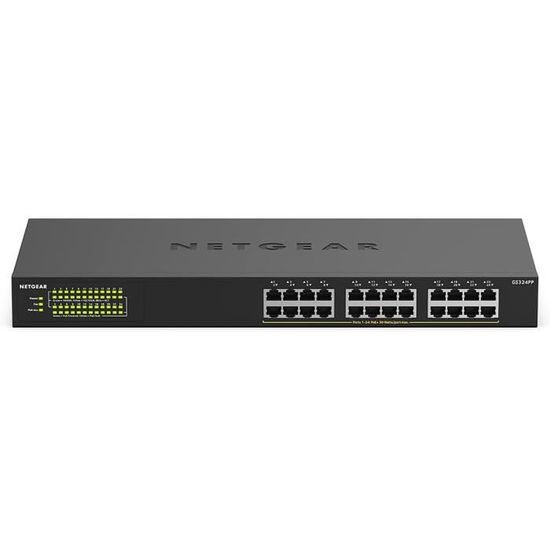 NETGEAR GS324PP Switch Ethernet PoE+ 24 Ports RJ45 Gigabit 10/100/1000 ...