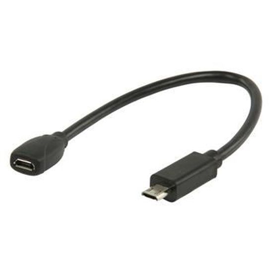 Câble data OTG USB 2.0 A - micro B 11-pins 0.20 m - Cdiscount Informatique