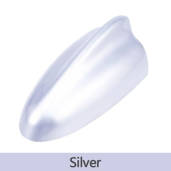 ANTENNE,Silver--Antenne de toit en forme de requin Super Fin pour ...