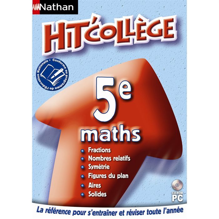 HIT'COLLEGE MATHS 5ème / LOGICIEL PC CD-ROM - Cdiscount Jeux vidéo