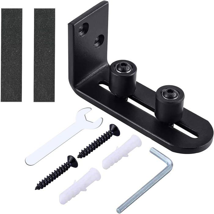 Guide de sol pour porte coulissante Guide au sol réglable pour mur et ...