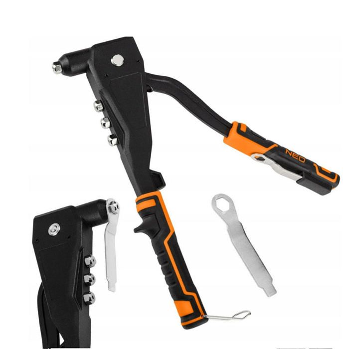 Riveteuse pour rivets acier et aluminium 2.4/3.2/4.0/4.8 mm - NEO TOOLS ...