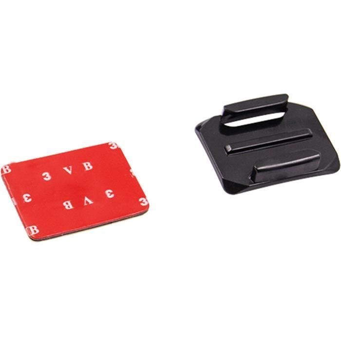 100 ensembles--Ensemble de montage de base plate incurvée, support d'autocollant adhésif, caméra ...