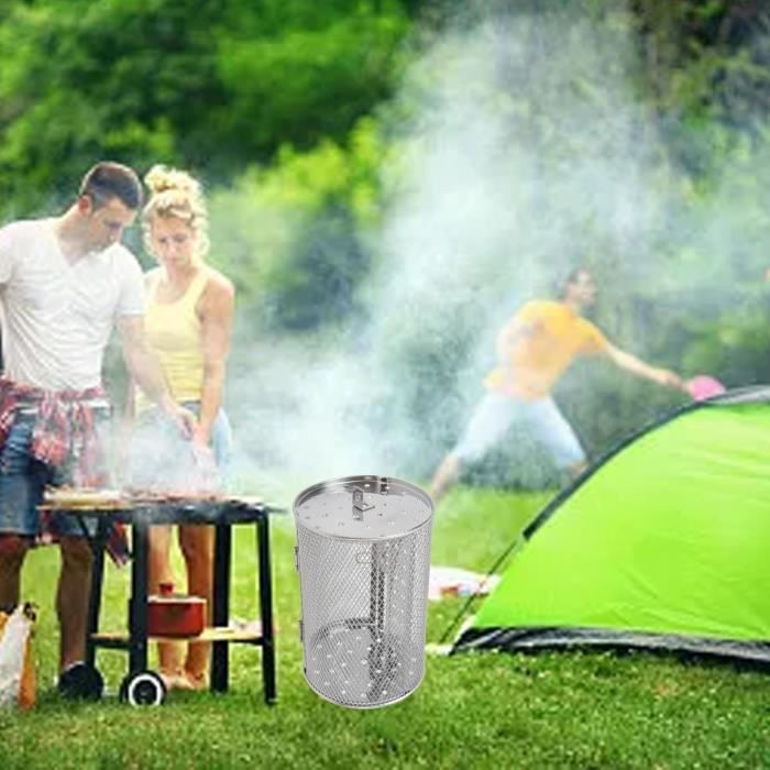 Panier de cuisson à roulettes Panier à Griller Roulant Panier à Rouler ...