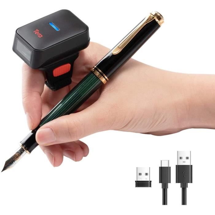 Pro Lecteur de Code Barre 2D 1D Bluetooth Douchette Scanner de Code ...