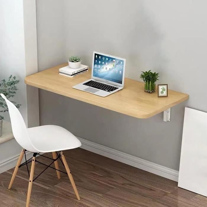 Table Murale Rabattable Table Pliante Murale En Bois, Table De Cuisine ...