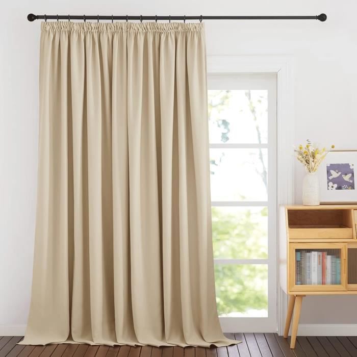 Rideau Grande Largeur - Rideau Occultant Thermiques Anti Froid Galon ...