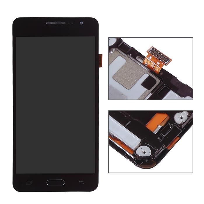 Noir Complet Ecran Lcd Vitre Tactile + Châssis Pour Samsung Galaxy ...