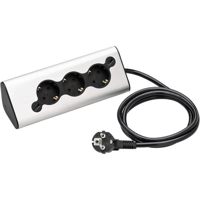 Ambient Multiprise Pro 3 Prises avec 2 USB Multiprise Multiprise ...
